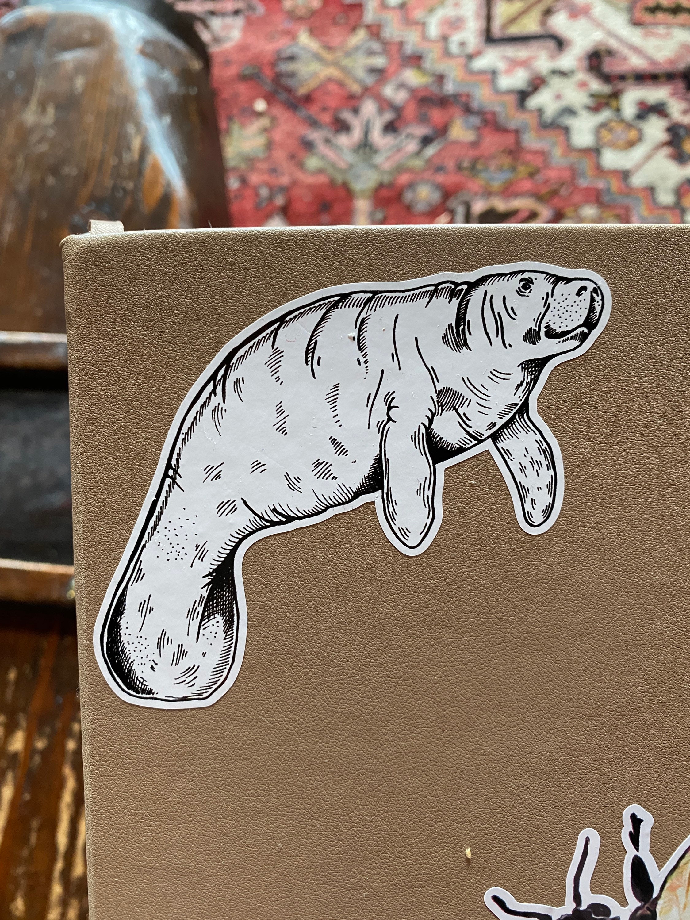 Manatee Drawing Shoulder Tattoo