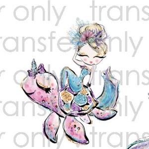 Sticker Sheet - Set of 40 Stickers - Mermaid Clipart Underwater Images ...