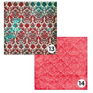 Printed Vinyl and HTV Funky Vintage Papers Patterns Heat Transfer Vinyl ...