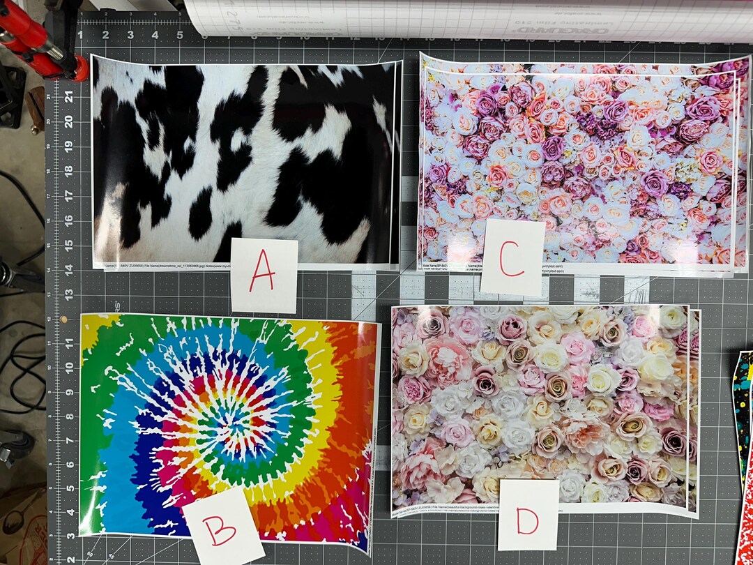 Printed Vinyl | CLEARANCE | Permanent Adhesive | Overstock | 12 X 12 ...