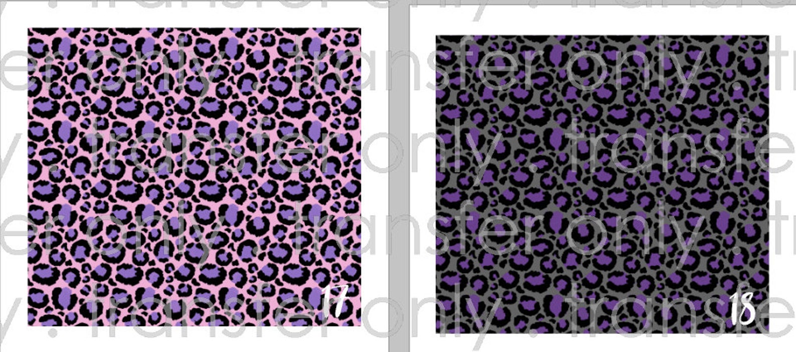 Printed Vinyl FUN CHEETAH Patterns 12 X 12 Inch Sheet of Heat Transfer ...