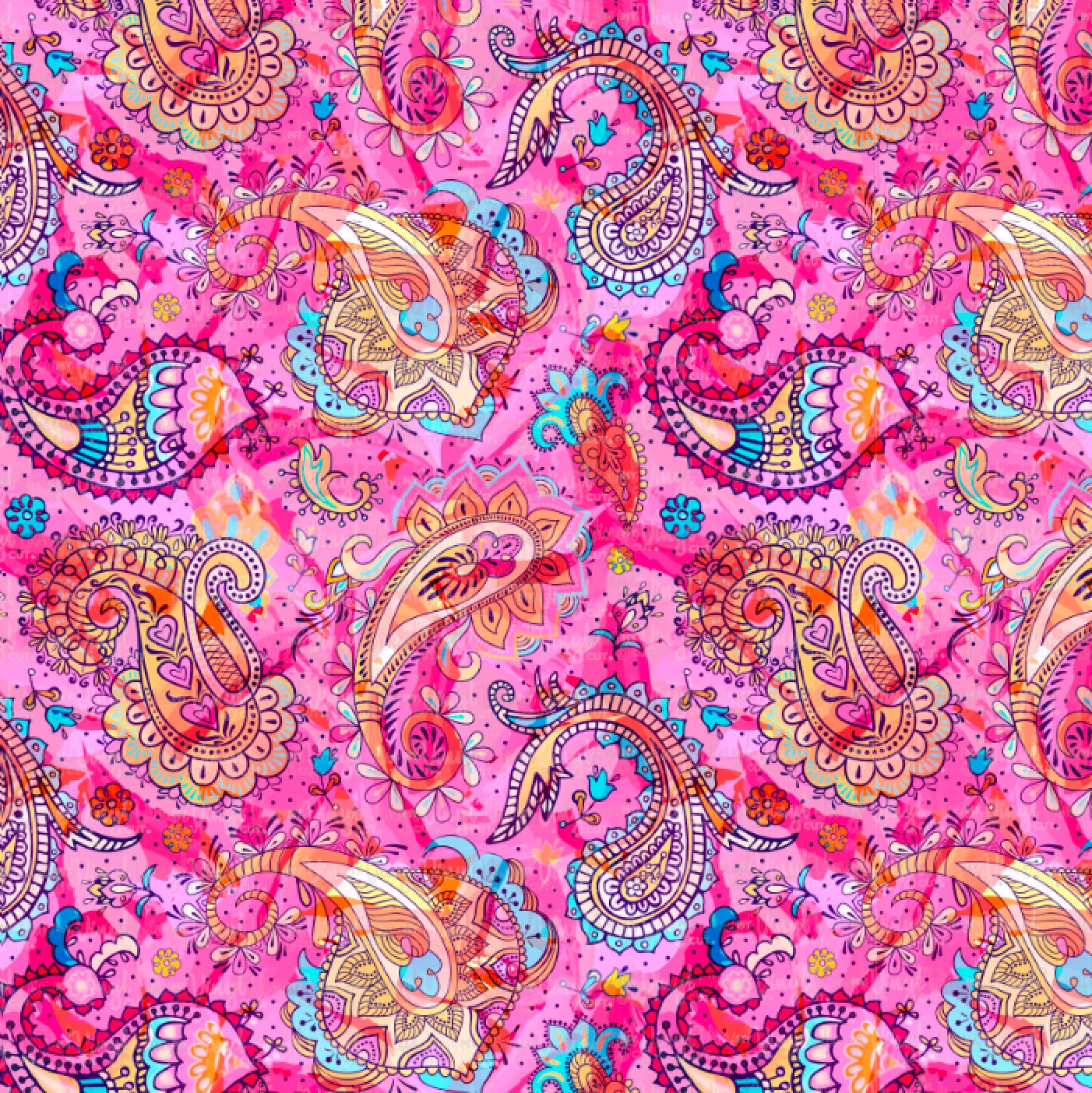 Pink Paisley Pattern