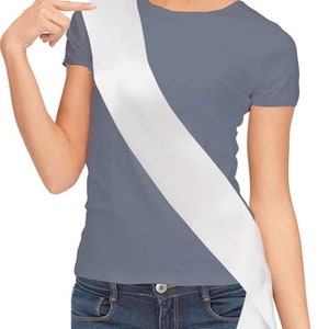 Personalized Satin Sash - Pageant Sash - Homecoming Sash - Birthday ...