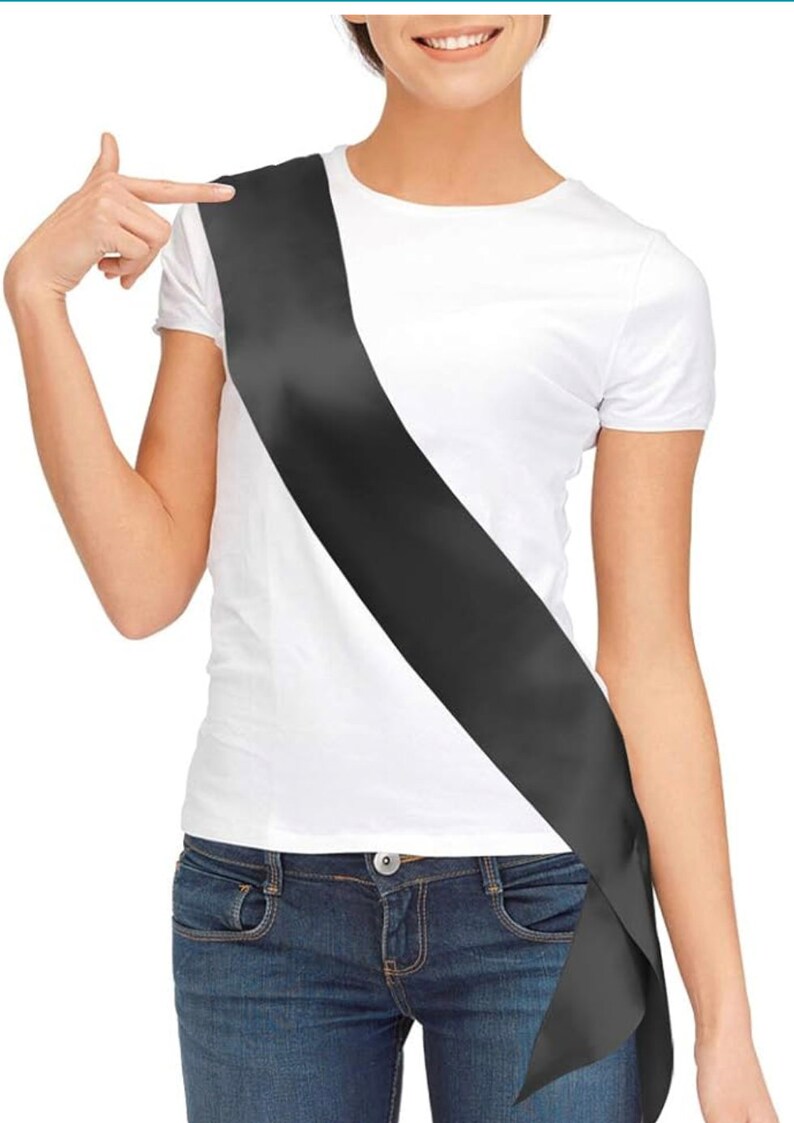 Personalized Satin Sash - Pageant Sash - Homecoming Sash - Birthday ...