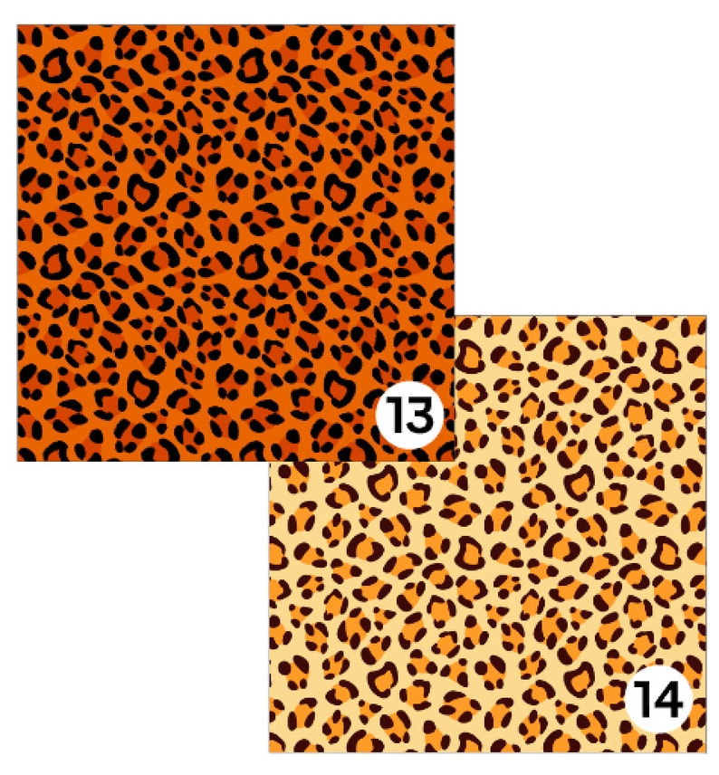 Animal Print HTV Heat Transfer Printed Vinyl Pattern 12 x 12 | Etsy