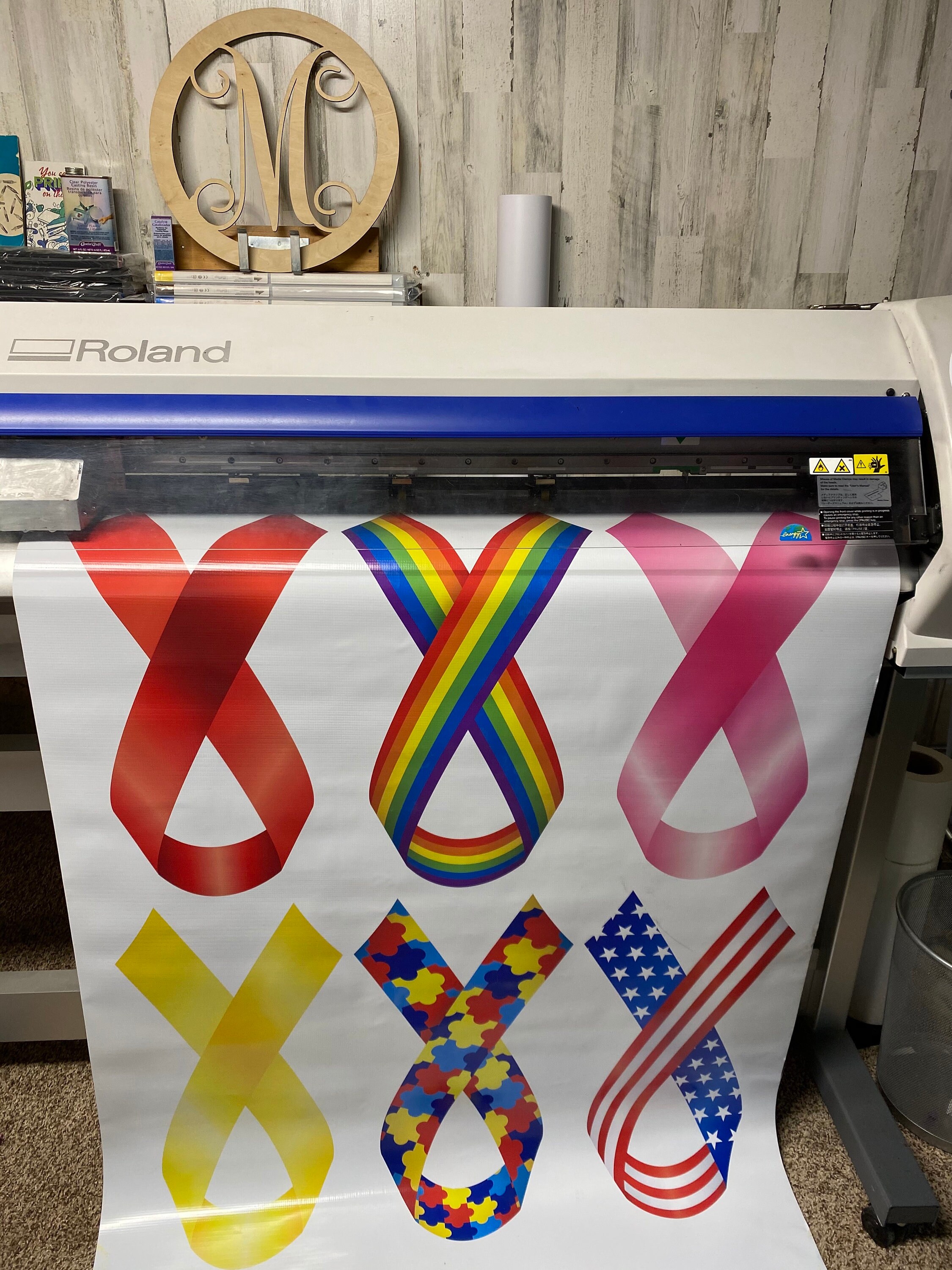 Banner Awareness Ribbon Choose 1 or Choose the entire Set with | Etsy