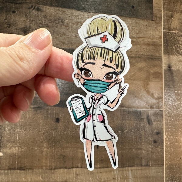 Nurse Stickers - Etsy