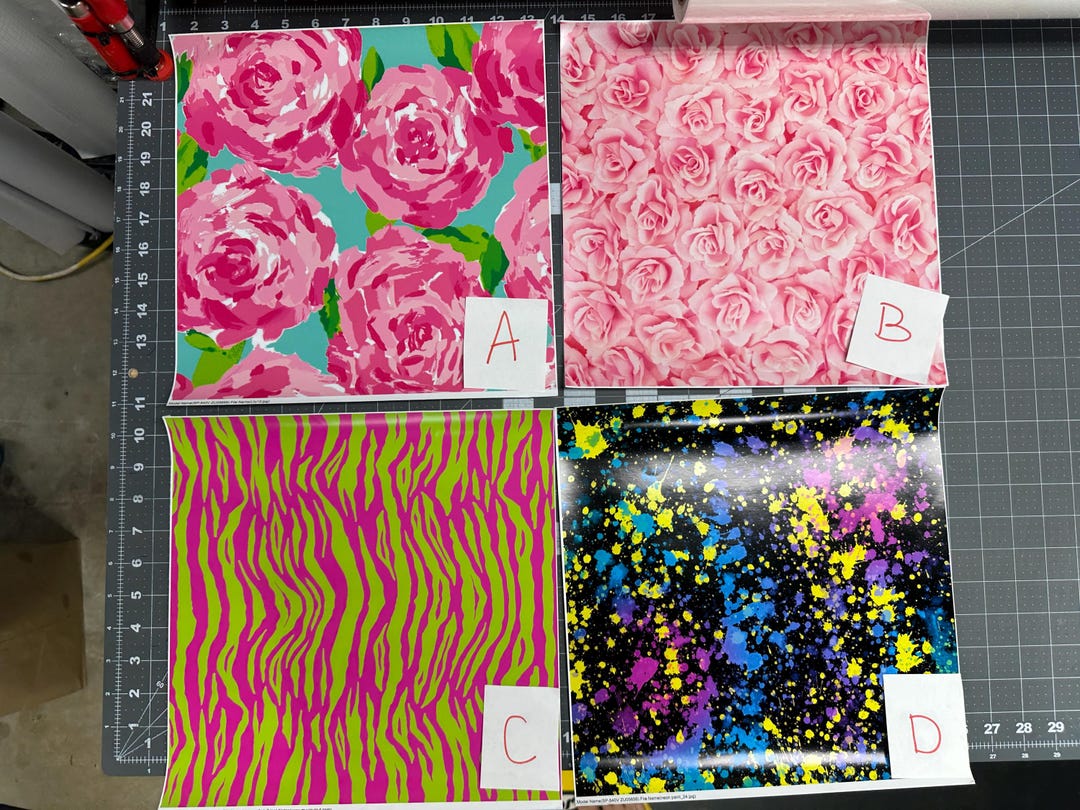 Printed Heat Transfer Vinyl HTV | Clearance | Specialty Materials ...