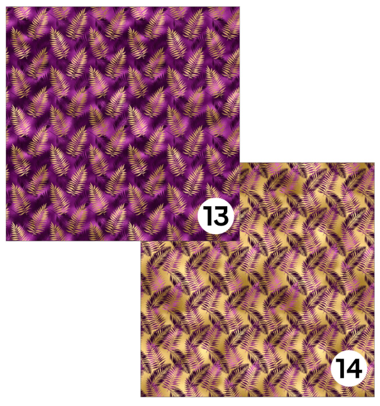 Printed Vinyl PURPLE GOLD LEOPARD Patterns 12 x 12 inch sheet | Etsy