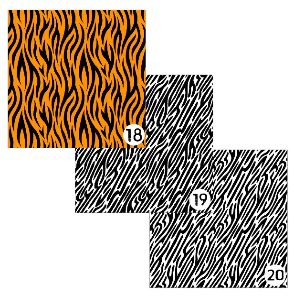 Animal Print HTV Heat Transfer Printed Vinyl Pattern 12 x 12 | Etsy