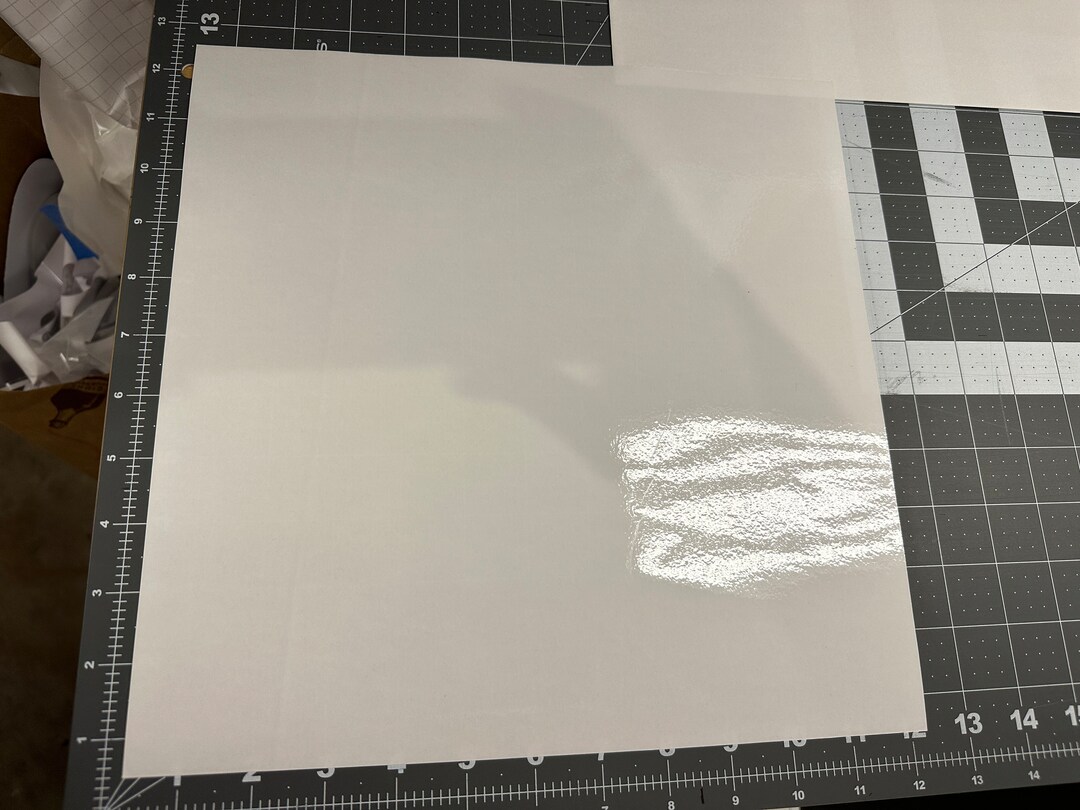 Clear or White Static Window Cling | 12 X 12 Inch Sheet for Cutting ...