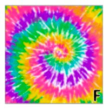 Printed Vinyl Tie Dye Rainbow Patterned Heat Transfer or | Etsy