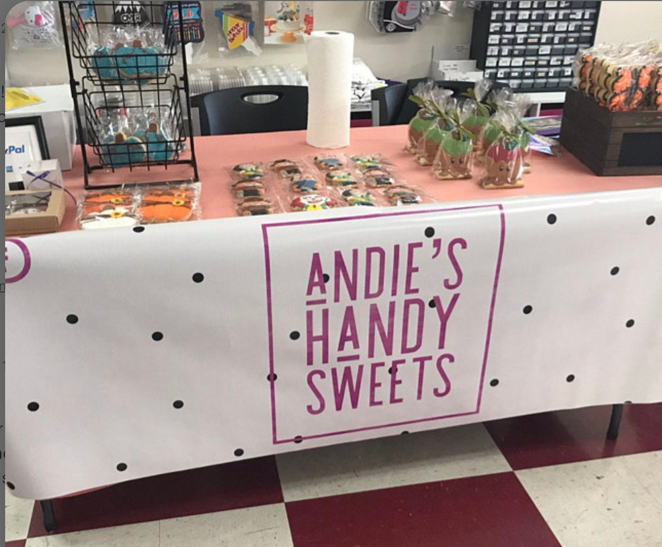 Custom Banner for Your Craft Table for Craft Fairs, Farmers Markets ...