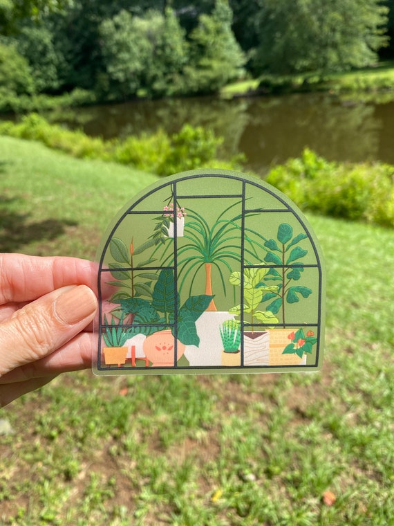 Greenhouse 52B Waterproof Vinyl Sticker Window Cling - Etsy