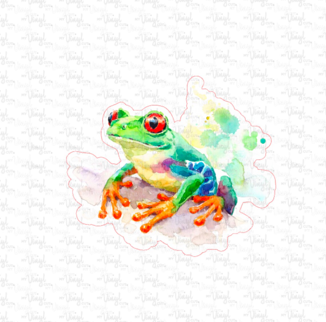 HTV Transfer 57G Frog Iron on for Shirts/bags Contour Cut You Press at ...