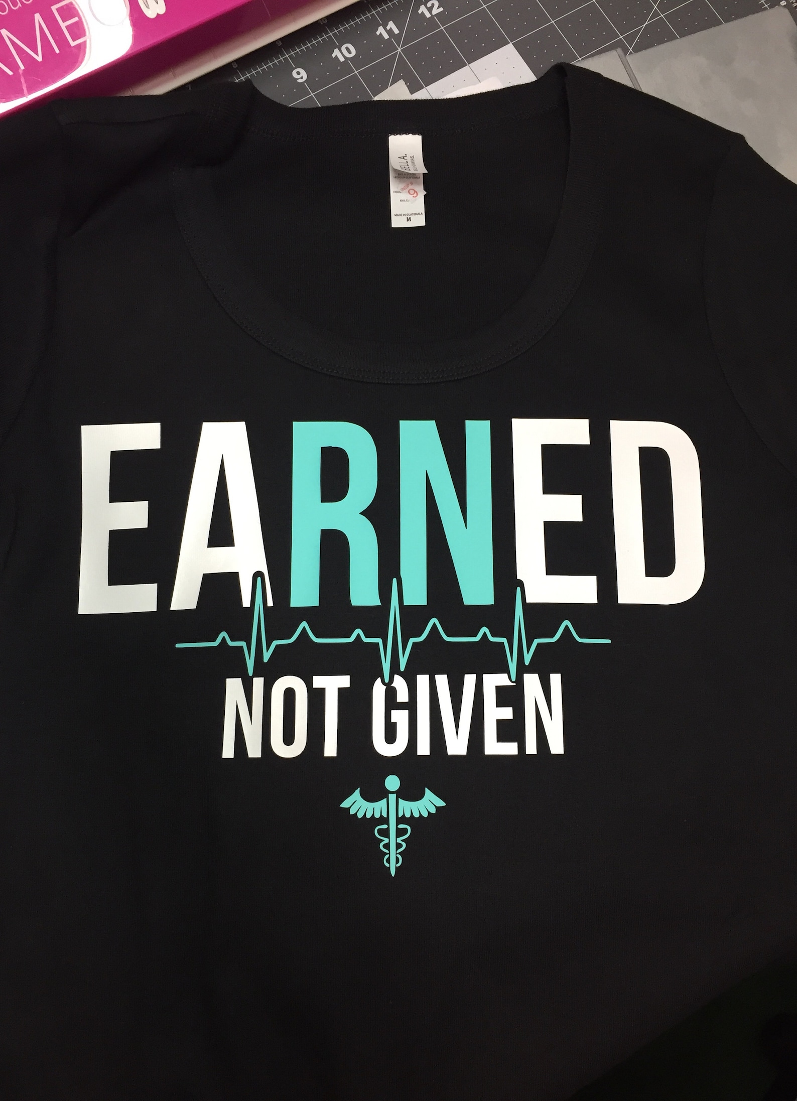 Digital File SVG DXF Digital File Earned Not Given RN Nurse - Etsy