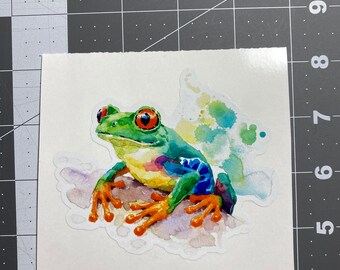 Tree Frog Decal - Etsy