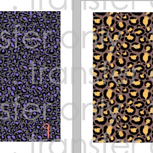 Printed Vinyl FUN CHEETAH Patterns 12 X 12 Inch Sheet of Heat Transfer ...