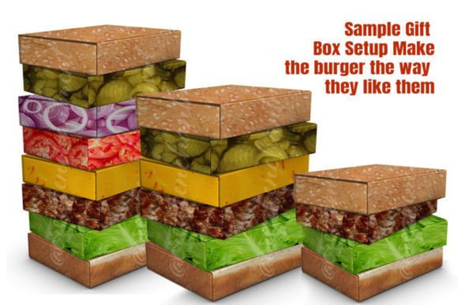 Burger Printed Gift Wrap | Wrapping Paper | Water Resistant | Wrinkle ...
