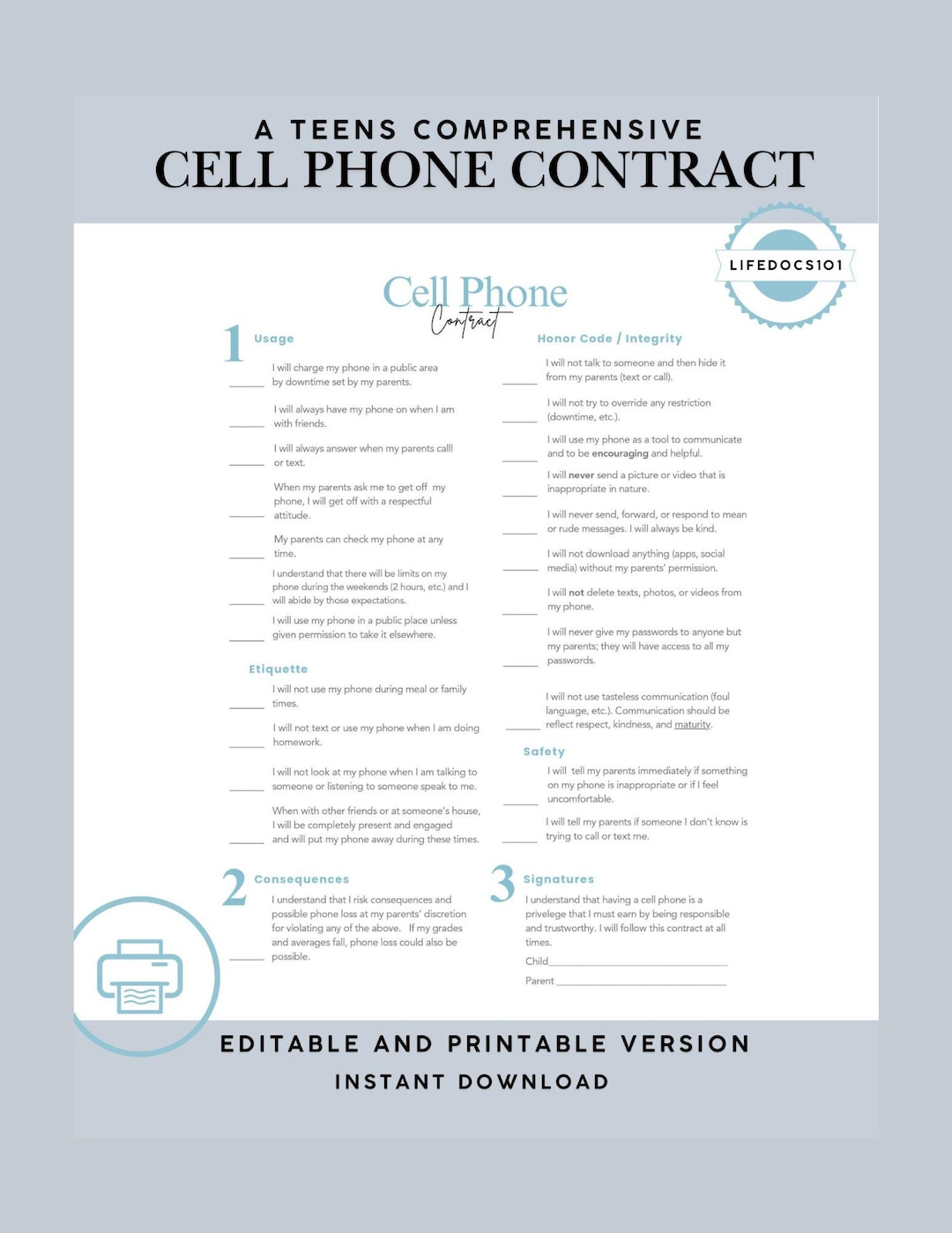 Teen Contract, Teenager Cell Phone, Cell Phone Contract, Teenagers and ...