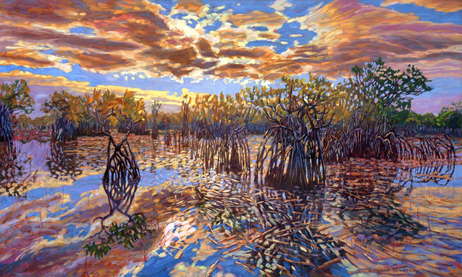 Everglades Sun Fine Art Giclée Print - Etsy España