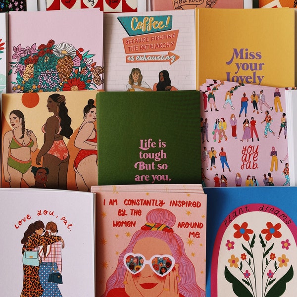 Illustrated Postcard - Etsy