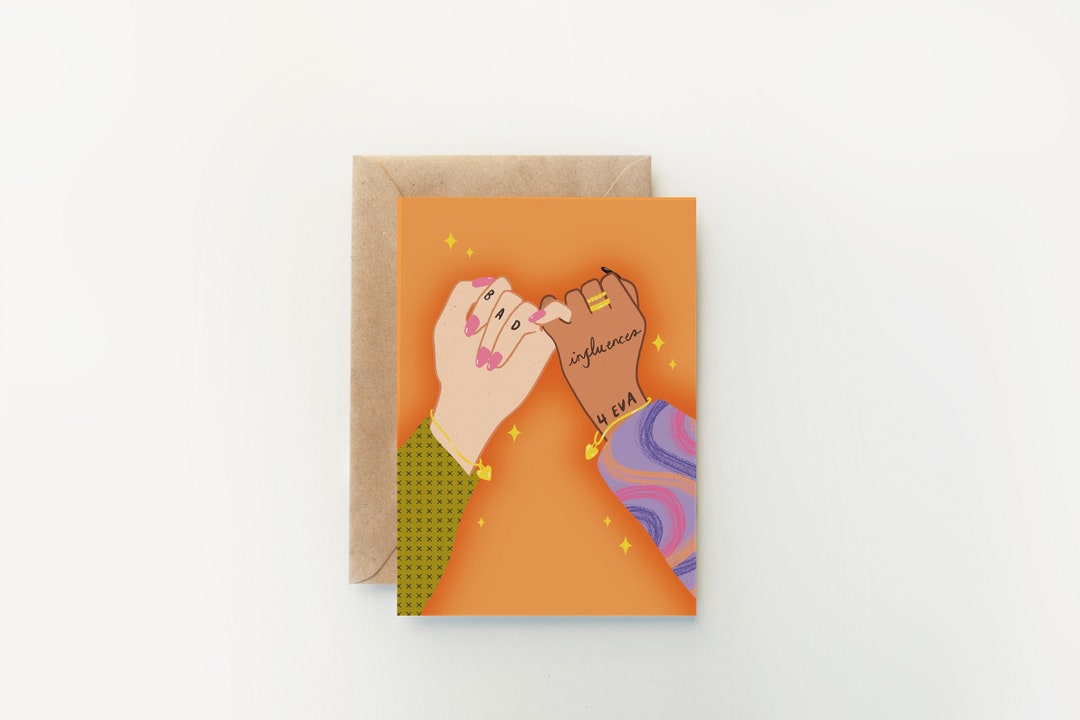 Bad Influences Forever Galentine's Card - Etsy