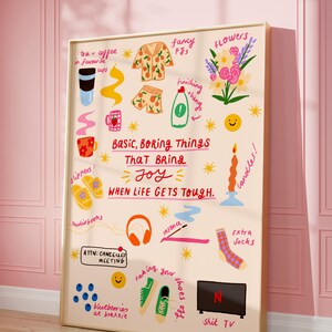 Things That Bring Joy Art Print - Etsy