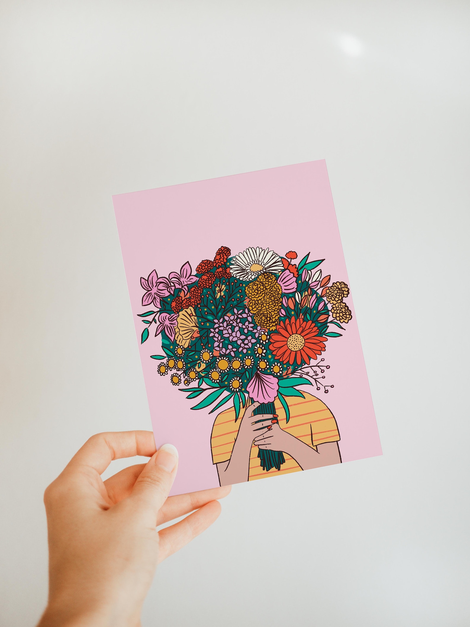 MIX AND MATCH pack of 4 Illustrated Postcards Gift for Her | Etsy