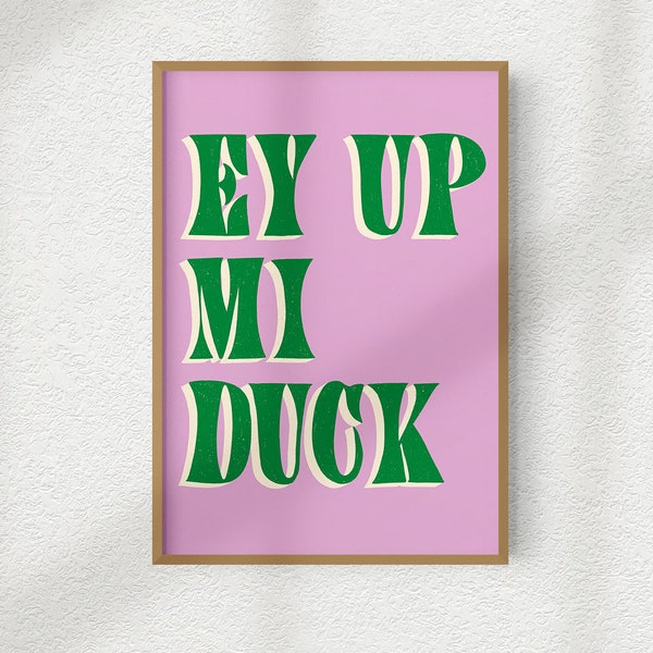 Ey up Mi Duck - Etsy UK