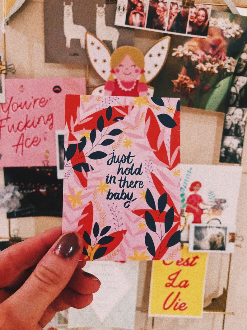 Set Of 6 A7 Notecards Feminist Art Birthday Card Etsy