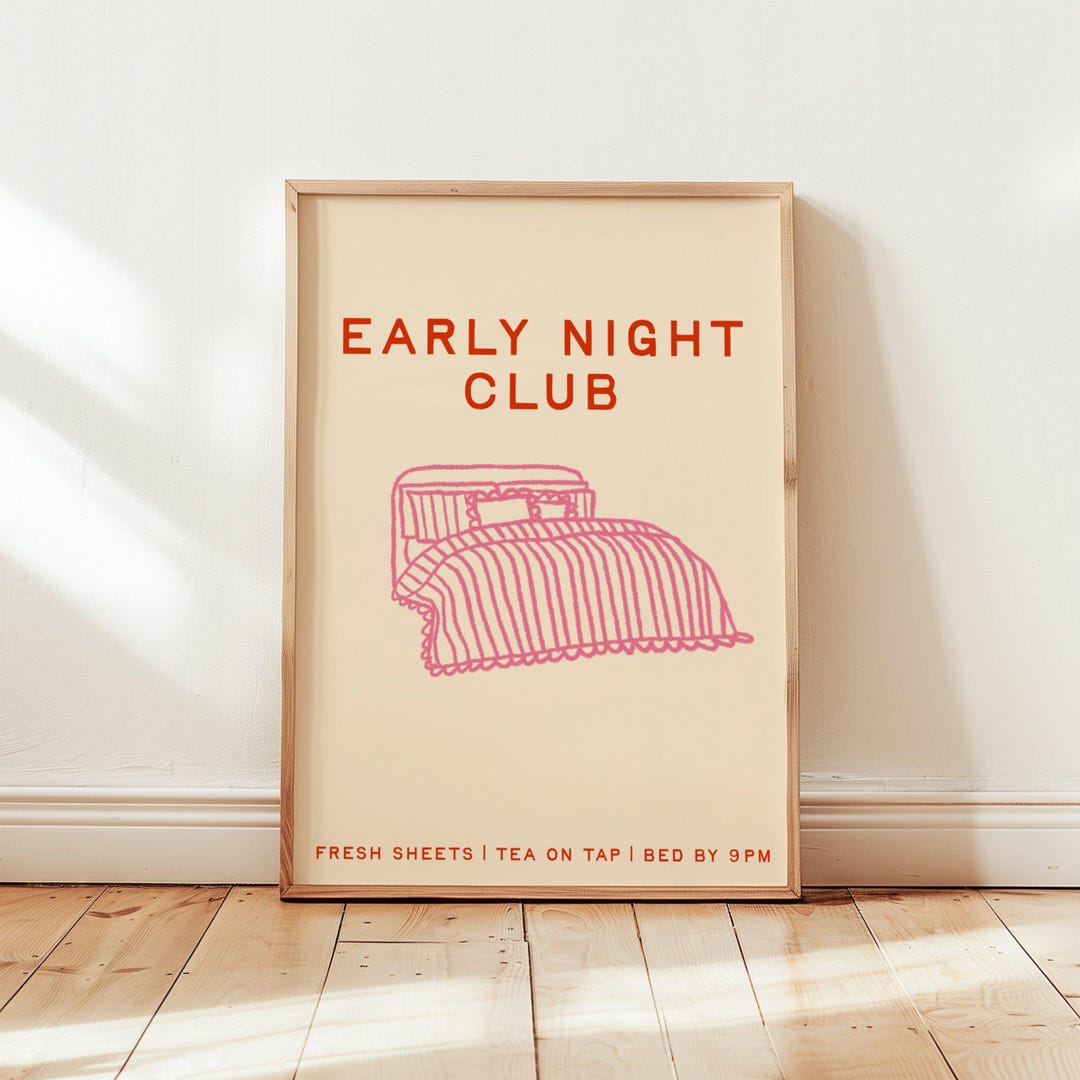 Early Night Club | Art Print - Etsy
