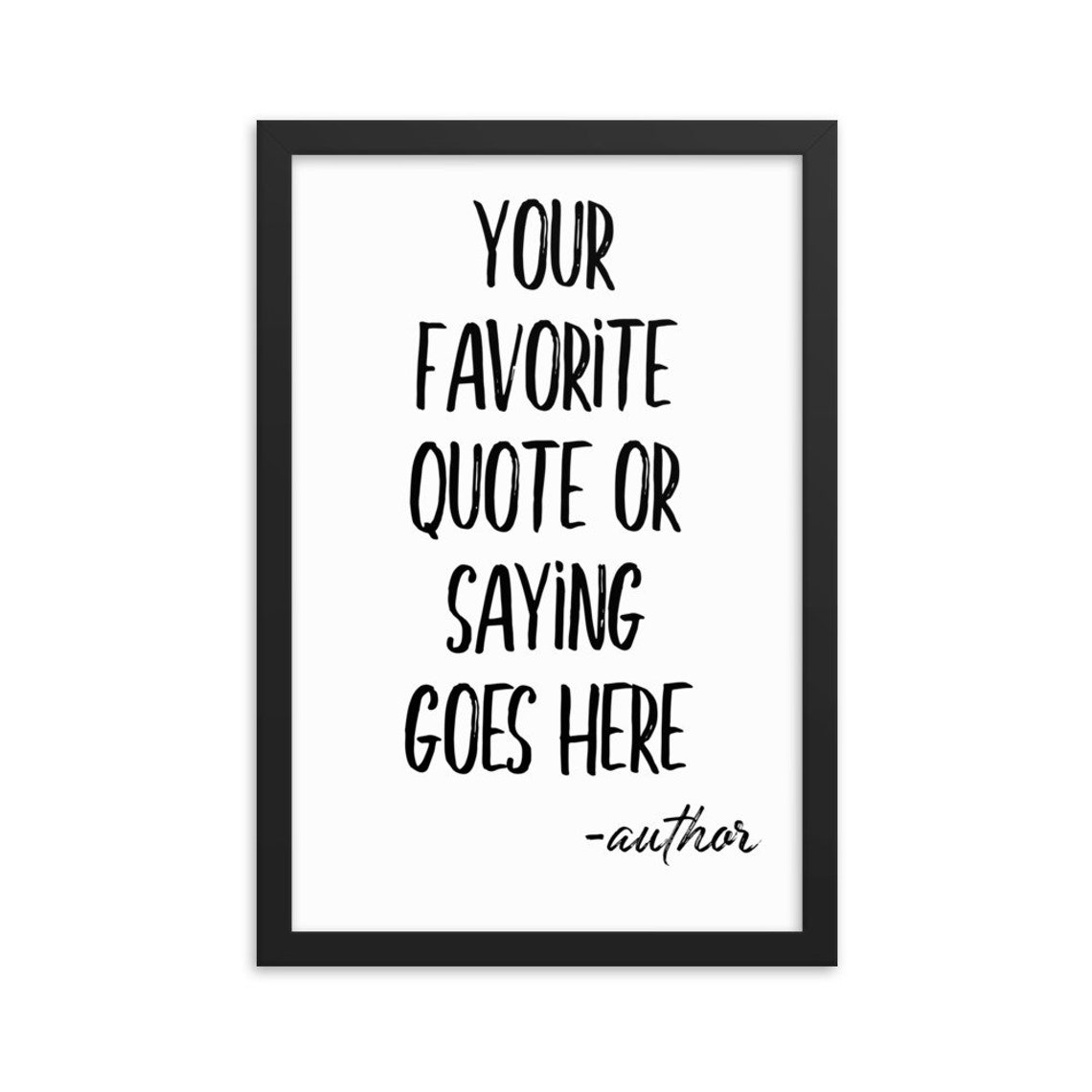 Custom Quote Print / Custom Wall Art / Custom Print / Custom Quote ...