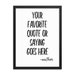 Custom Quote Print / Custom Wall Art / Custom Print / Custom Quote ...