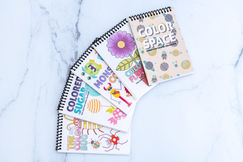 Mini Coloring Books / Buy as A Set or Individual / for All | Etsy