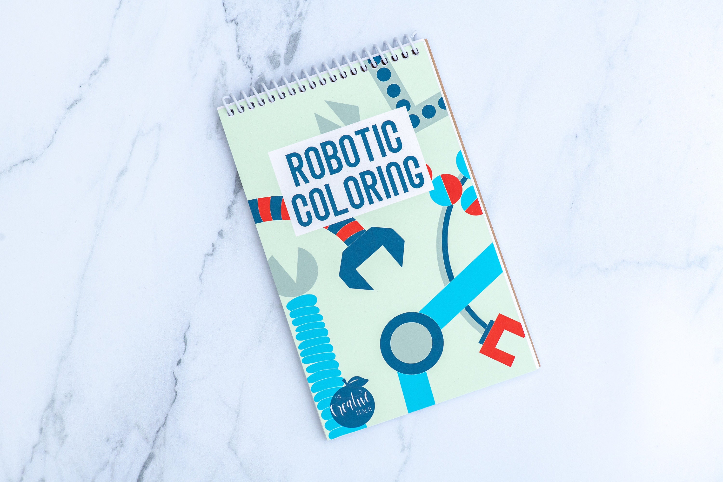 Robotic Coloring / Robot Themed Simple Coloring Book - Etsy