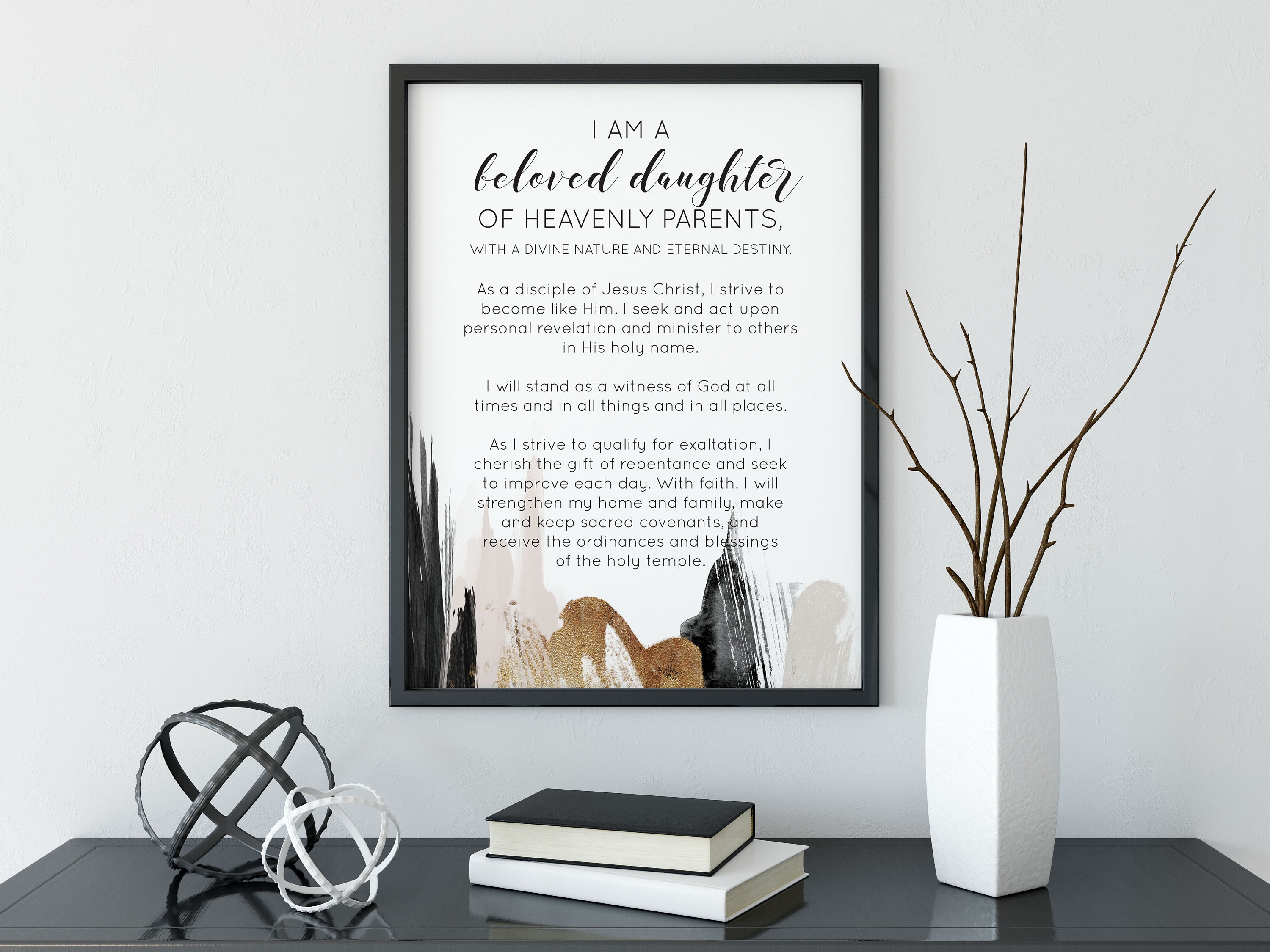 New Young Women Theme PRINTABLE / Updated YW Theme / LDS / Pretty ...