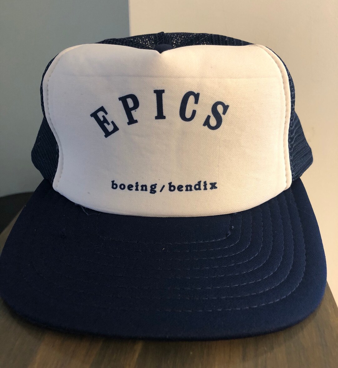 Vintage 1980’s EPICS Boeing Bendix Snap Back Trucker Hat - Etsy