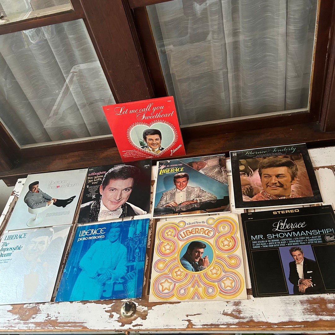 Liberace Album Collection Including 1 Autographed Album Cover - Etsy