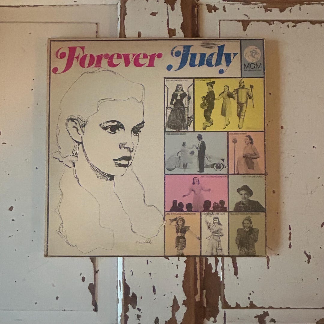 Vintage Album Judy Garland Forever Judy Record 33 MGM 1969 Limted W ...