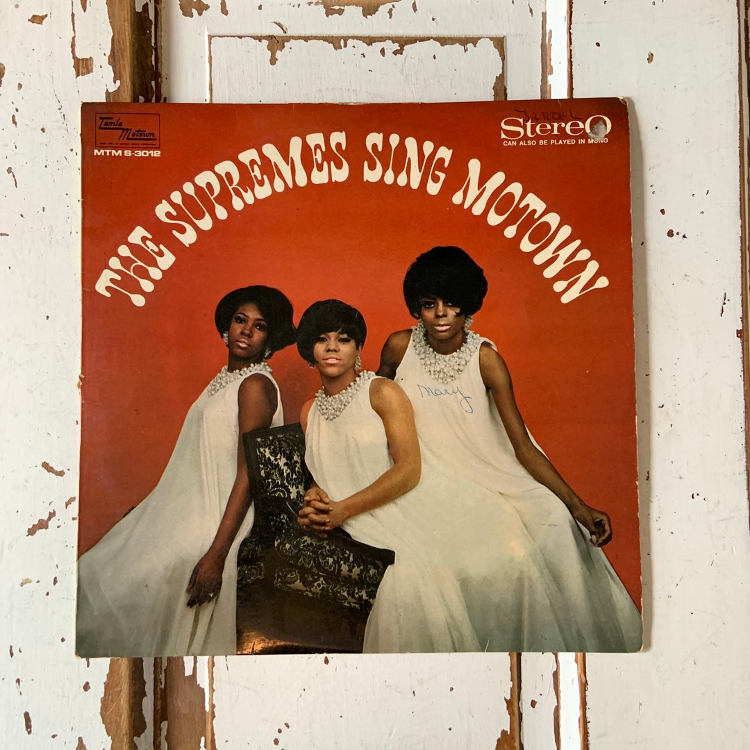 Vintage Vinyl Album the Supremes Ladies Group Sing Motown 1966 / 1967 ...
