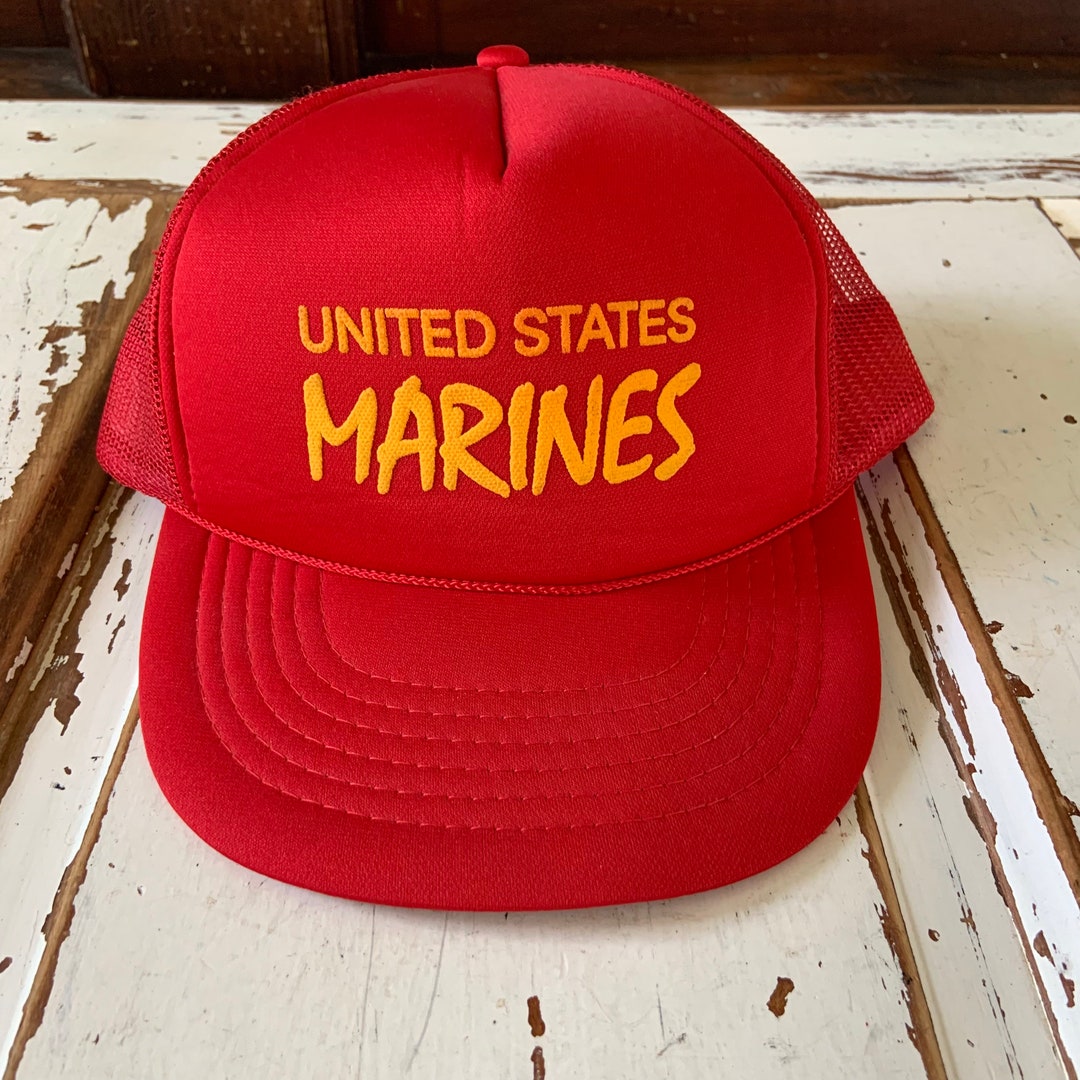 Vintage NOS 1990er USMC Marines Snapback Trucker Hut - Etsy Österreich