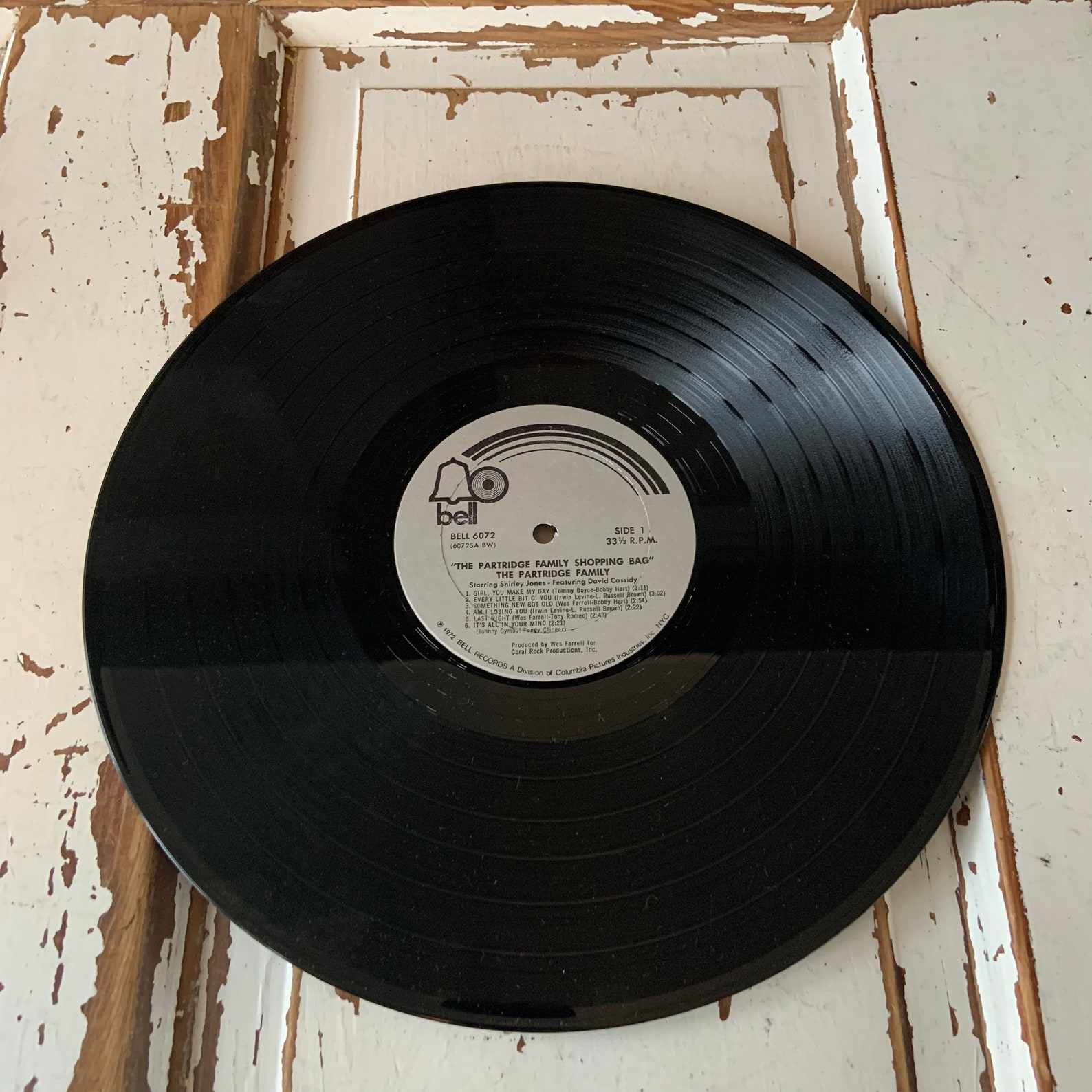 Vintage 1972 the Partridge Family Shopping Bag Vinyl Album - Etsy
