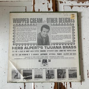 Vintage 1965 Herb Alpert’s Tijuana Brass Whipped Cream & Other Delights ...