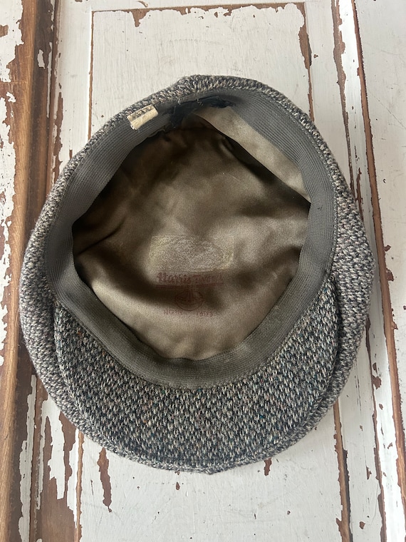 Genuine Harris Tweed Flat Cap 100% Pure Wool Handmade… - Gem