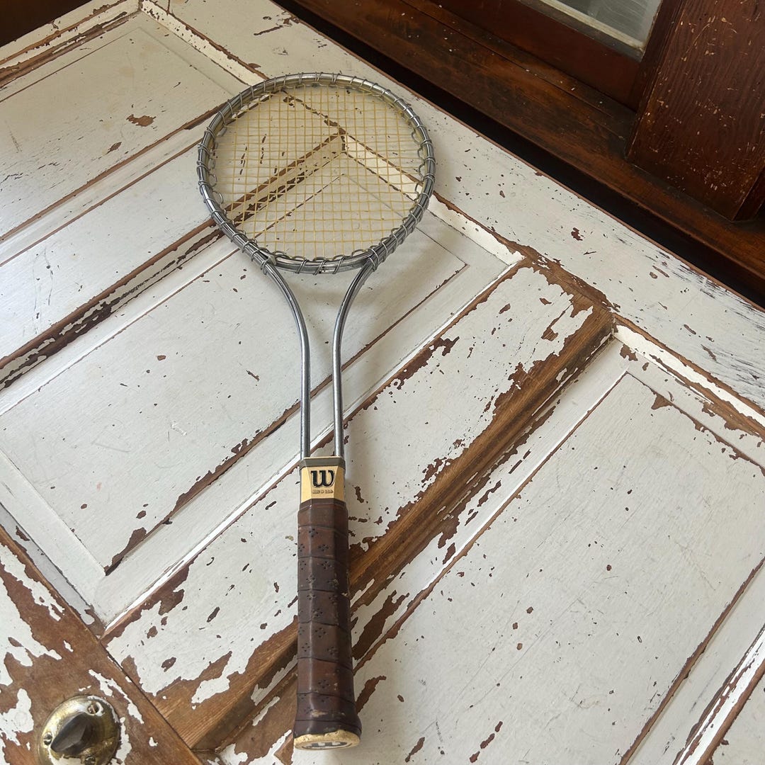 Vintage 1970's or 1980's Wilson Tennis Racket Metal - Etsy