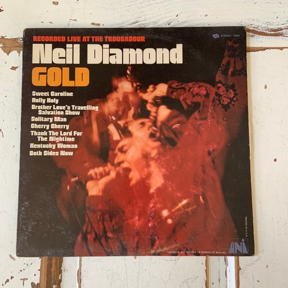 Vintage 1970 Vinyl Album Neil Diamond Gold | Etsy