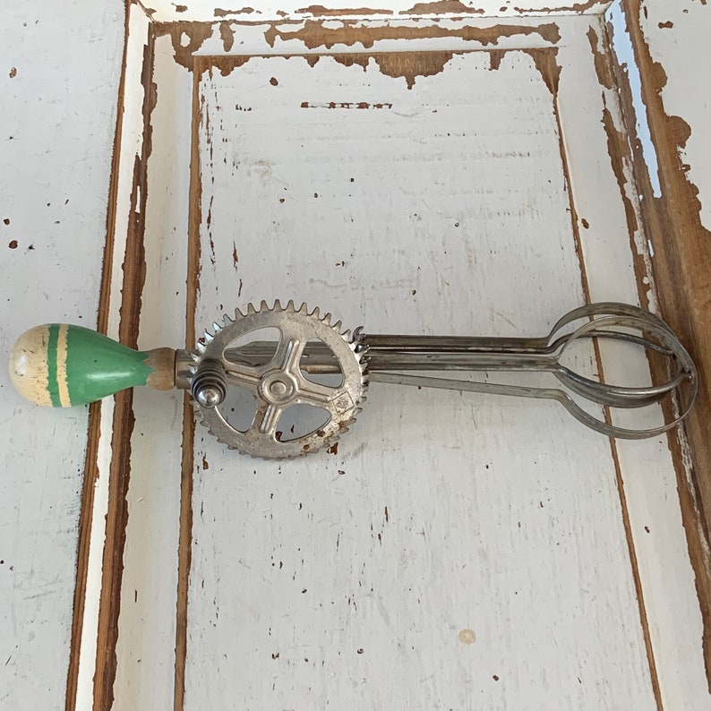 Vintage 1920s Retro Kitchen Hand Mixer Beater - Etsy