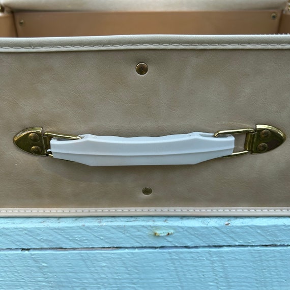 Vintage 1970’s Vinyl Foldable Retro Suitcase - Gem