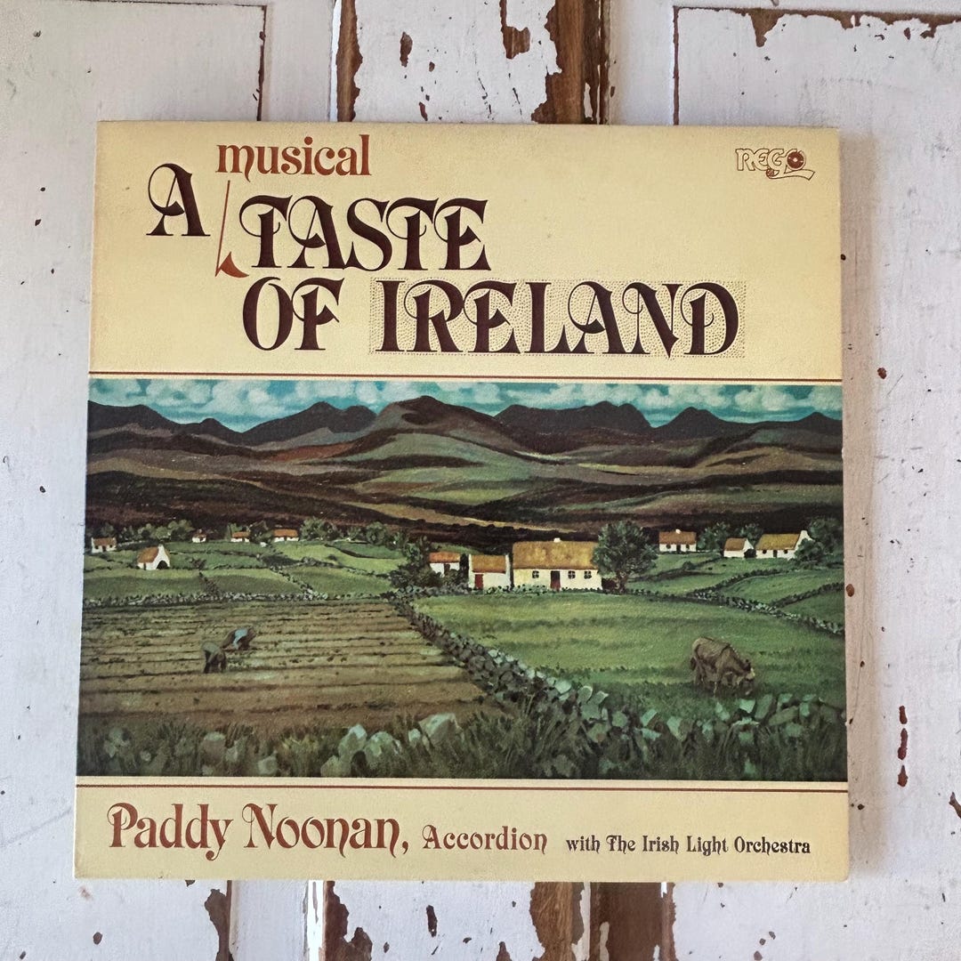 Vintage Paddy NOONAN A Musical Taste of Ireland LP Vinyl 1980 - Etsy